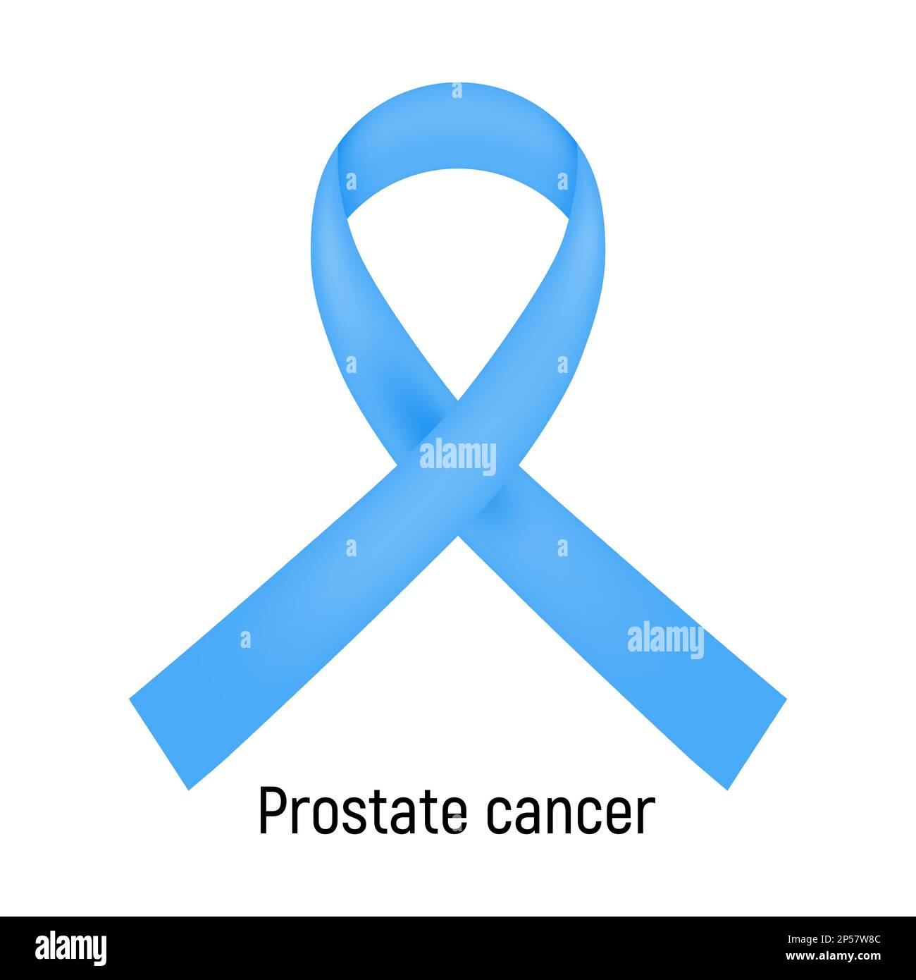 Cancer Ribbon. Prostate cancer. Vector illustration Stock Vector Image ...