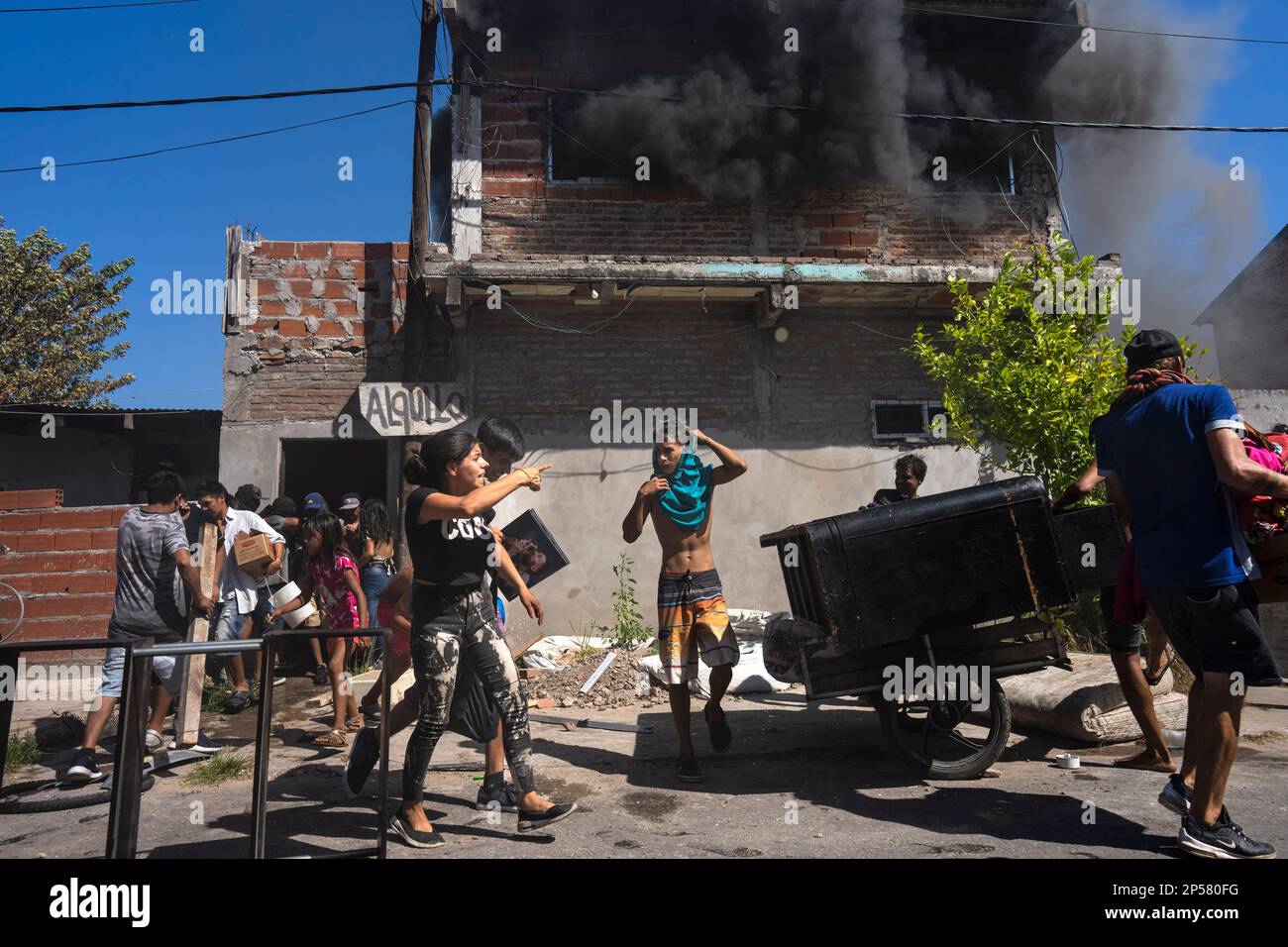Neighbors and relatives of Máximo Jerez, an 11-year-old boy killed in ...