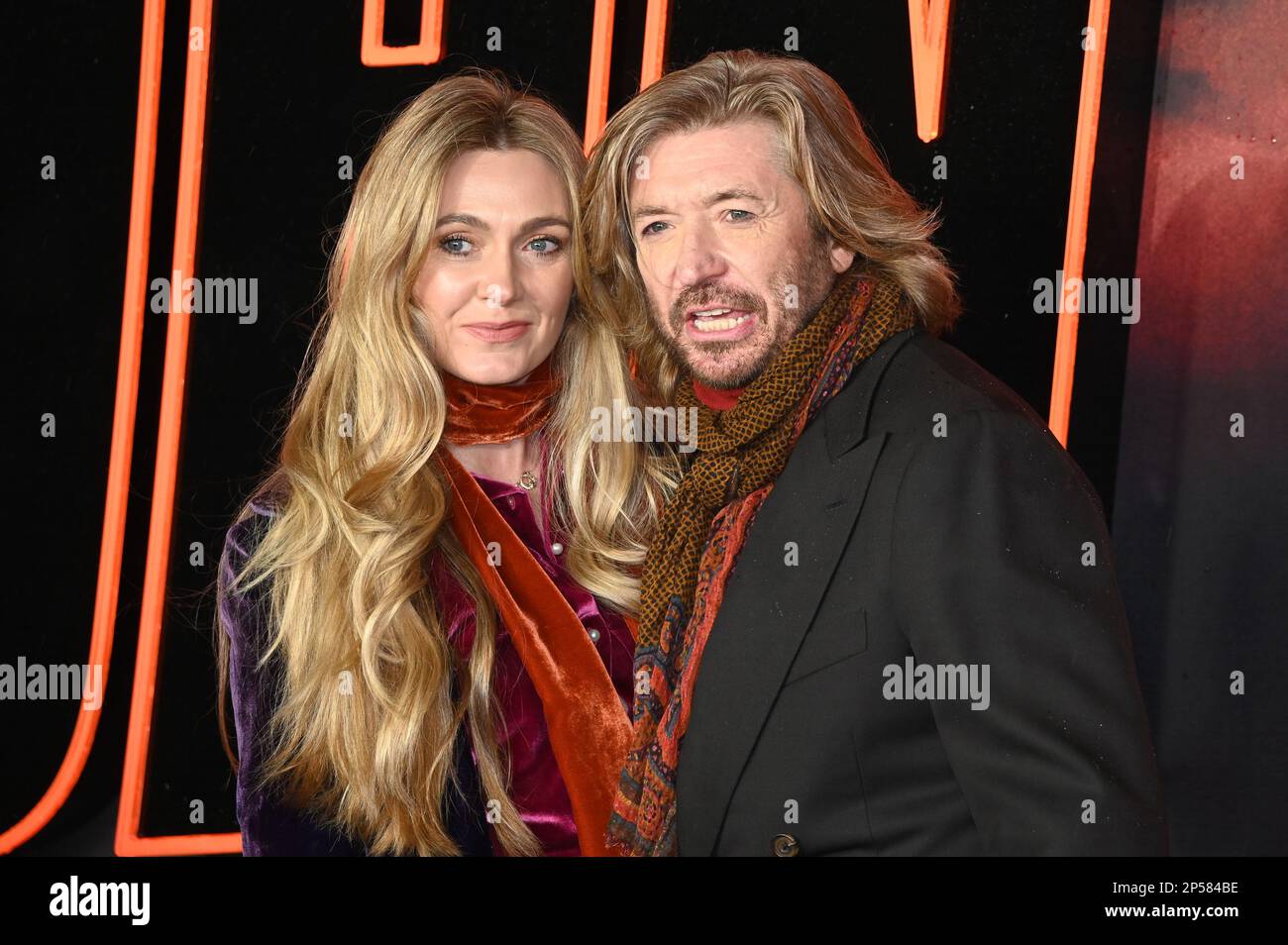 London, UK. 06/03/2023, Kelly Simpkin and Nicky Clarke attends the UK ...