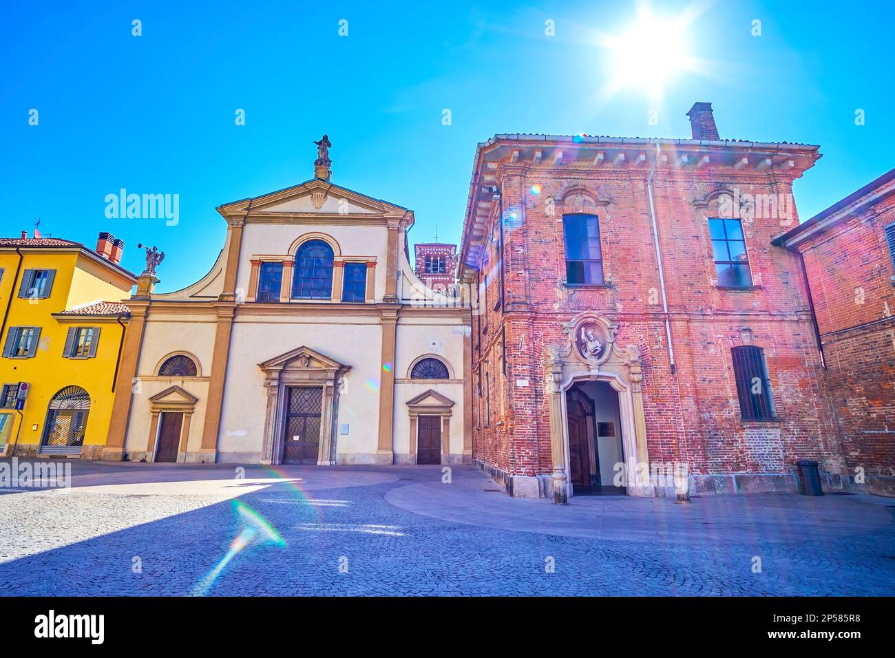 Medieval church and monastery Santa Maria al Carrobiolo, located in ...