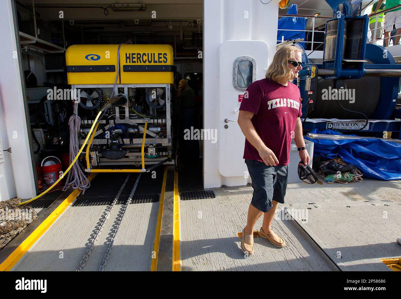 Principal investigator Fritz Hanselmann of the Texas State University ...