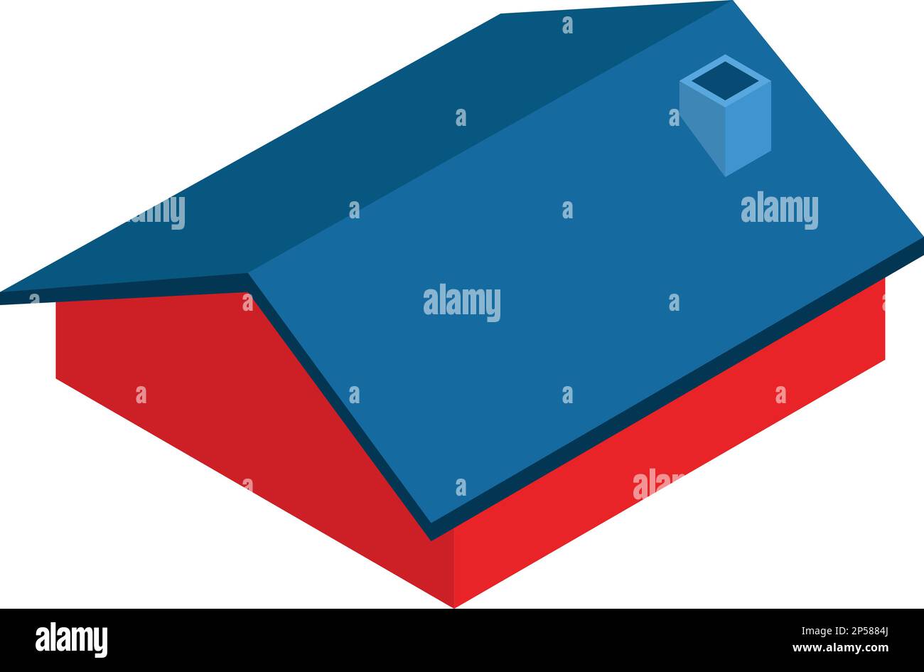 Facade roof detail architecture Stock Vector Images - Alamy