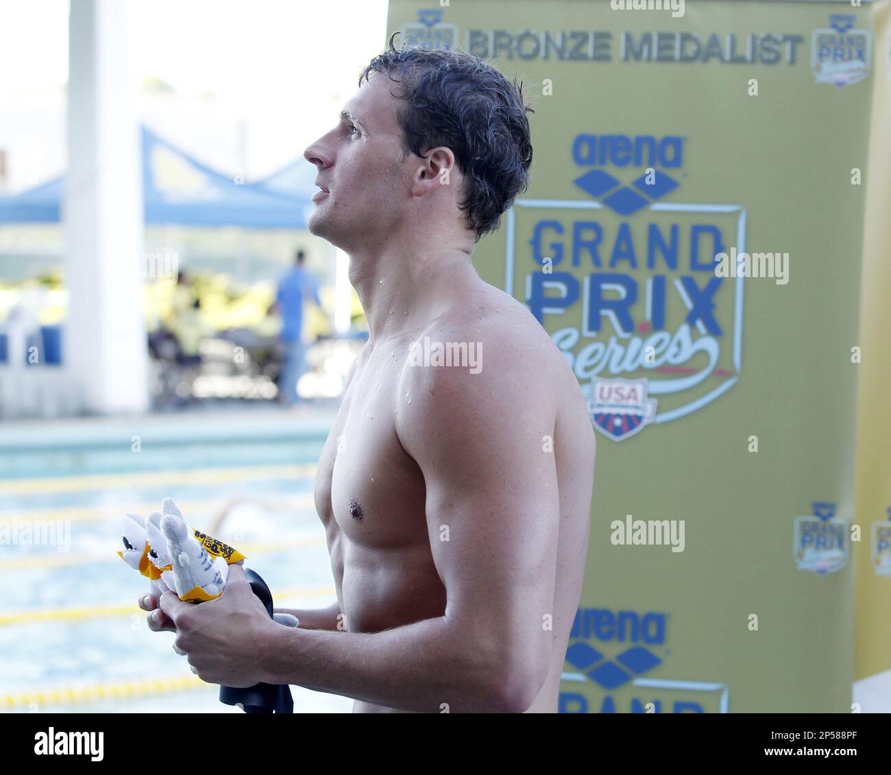 Ryan Lochte, of Dayton Beach, FL, at the USA Swimming Arena Santa Clara ...