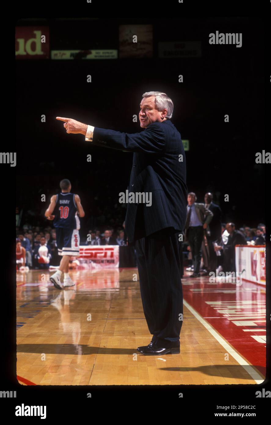 Dean Smith, legendary Head Basketball Coach of the University of North ...