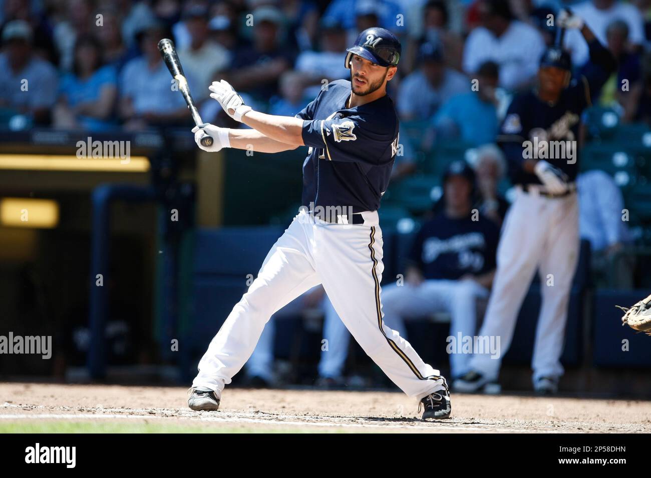 MILWAUKEE, WI - MAY 27: Catcher George Kottaras #16 of the Milwaukee ...