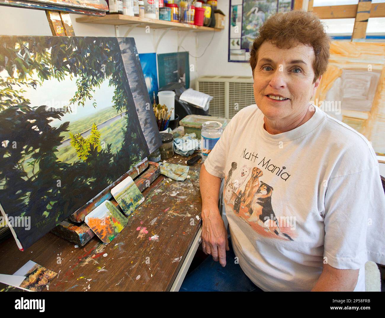 ADVANCE FOR MONDAY JULY 22 - In an undated photo Winona, Minn., artist ...