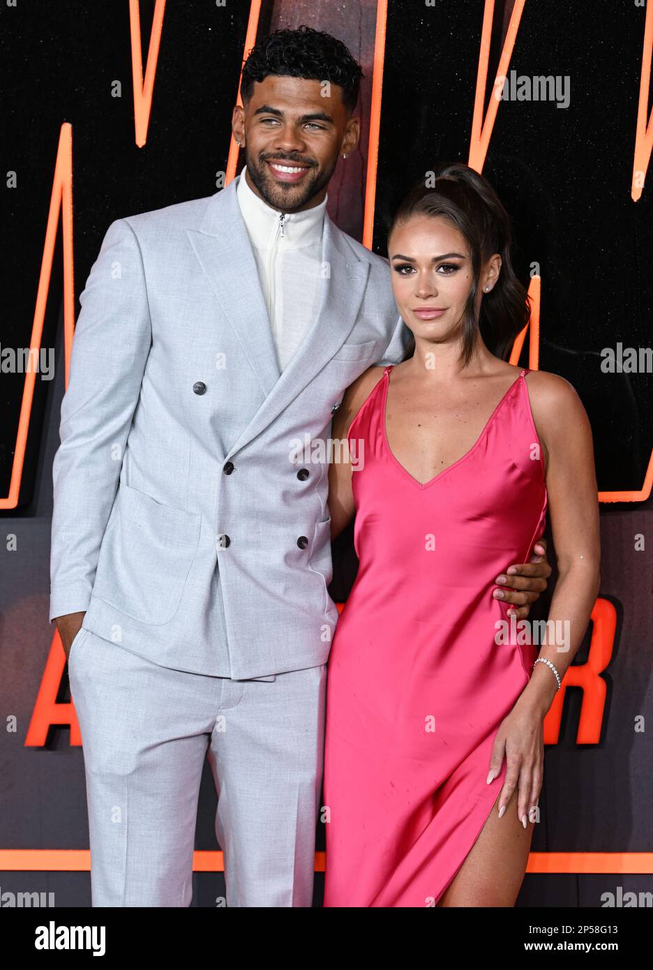 March 6th, 2023, London, UK. Maxwell Samuda and Olivia Hawkins arriving ...