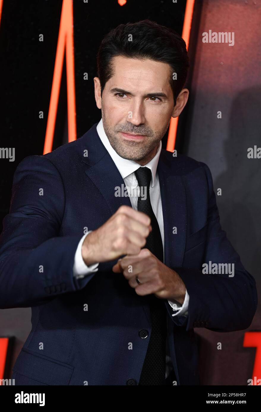 March 6th, 2023, London, UK. Scott Adkins arriving at the John Wick Chapter 4 UK Premiere ...