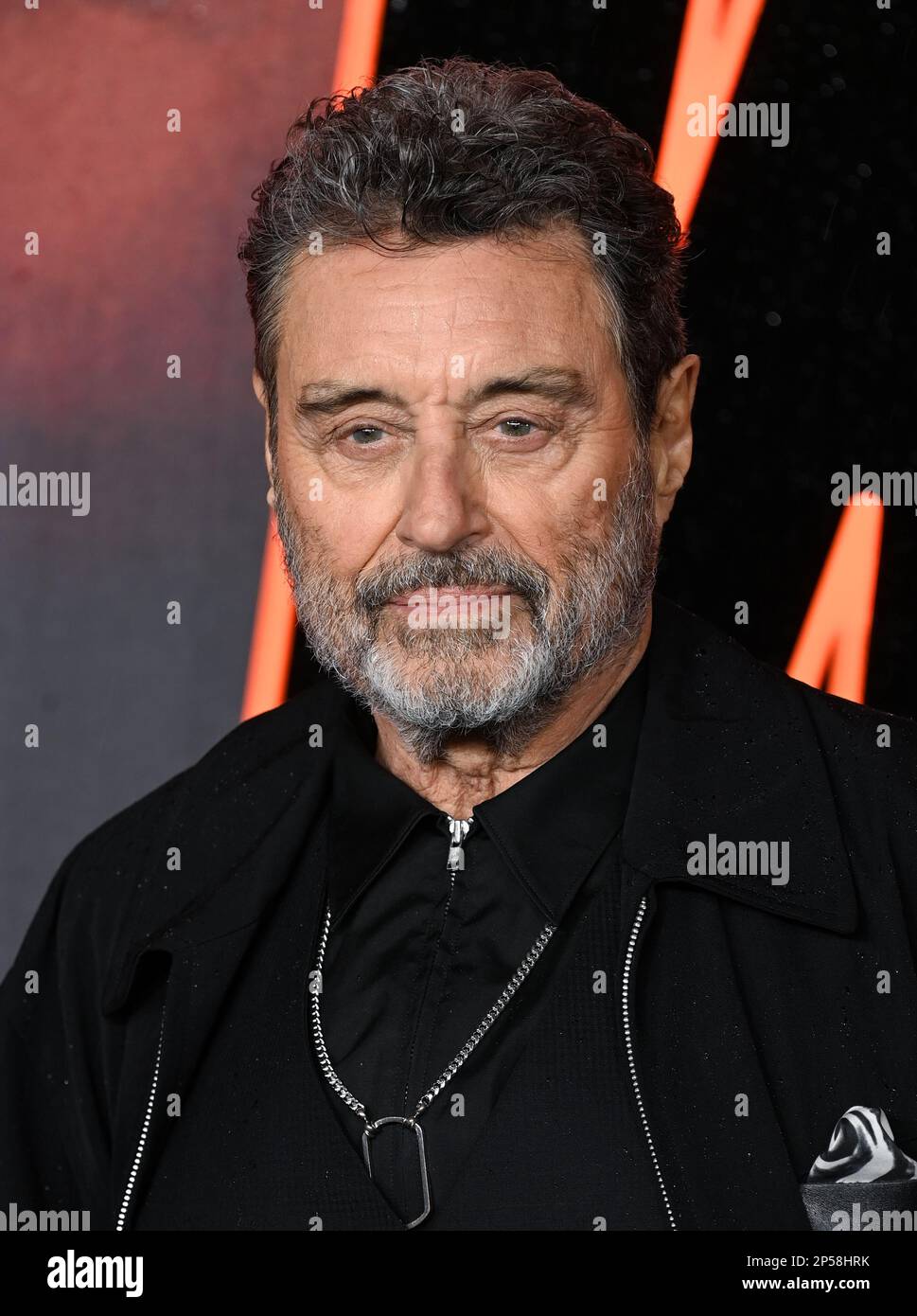 March 6th, 2023, London, UK. Ian McShane arriving at the John Wick Chapter 4 UK Premiere ...