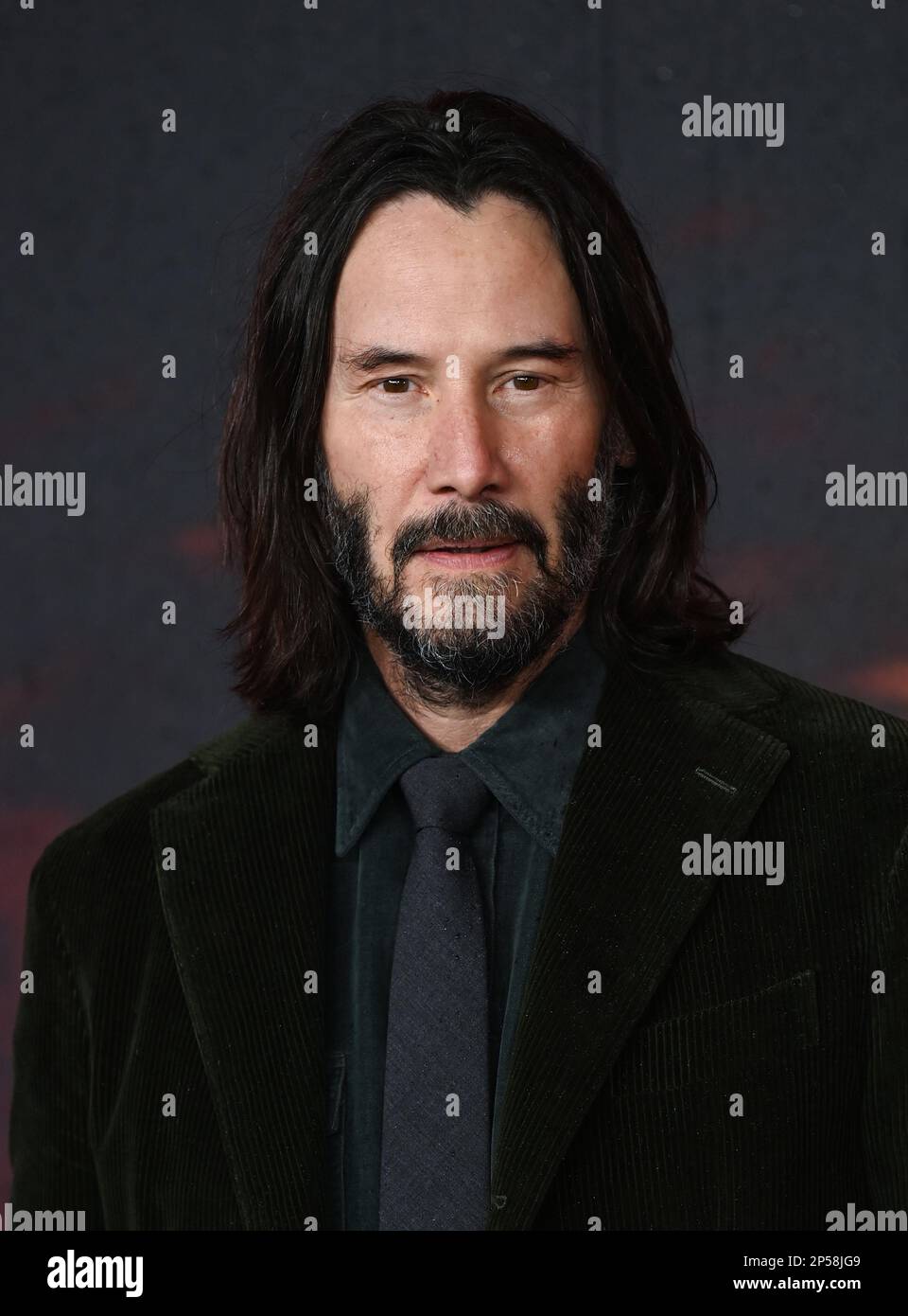 March 6th, 2023, London, UK. Keanu Reeves arriving at the John Wick ...