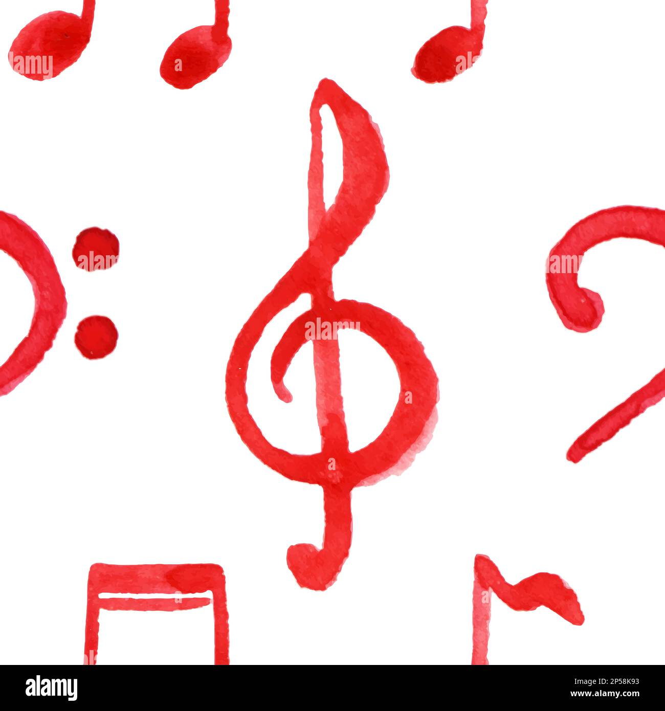 Seamless colorful music notes pattern Cut Out Stock Images & Pictures ...