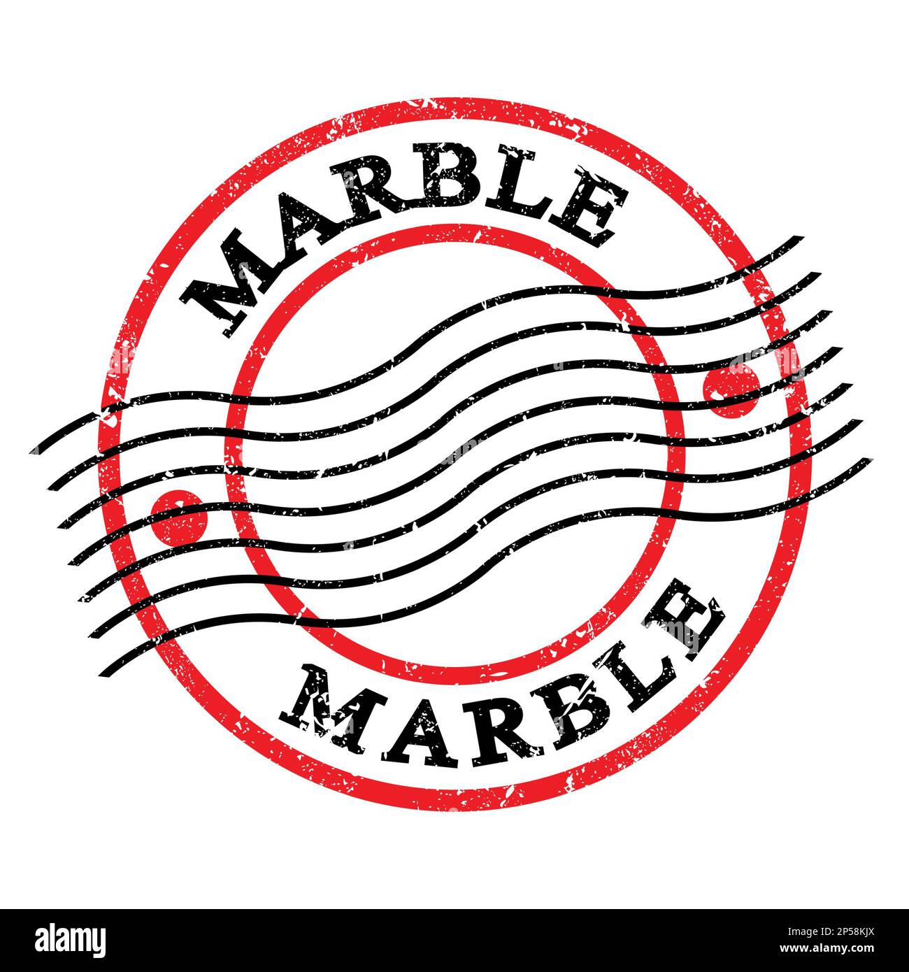 MARBLE, text written on red-black grungy postal stamp Stock Photo - Alamy