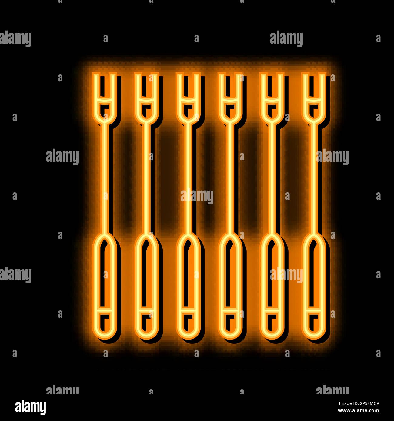 Retro forks Stock Vector Images - Alamy