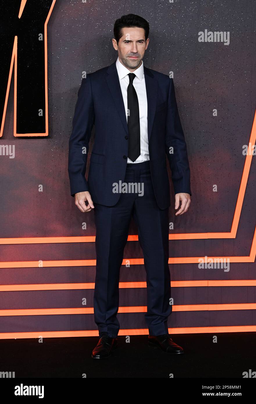 March 6th, 2023, London, UK. Scott Adkins arriving at the John Wick Chapter 4 UK Premiere ...