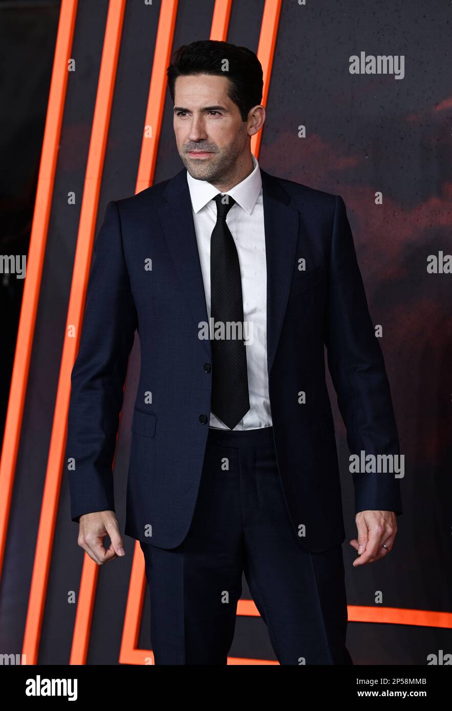 March 6th, 2023, London, UK. Scott Adkins arriving at the John Wick Chapter 4 UK Premiere ...