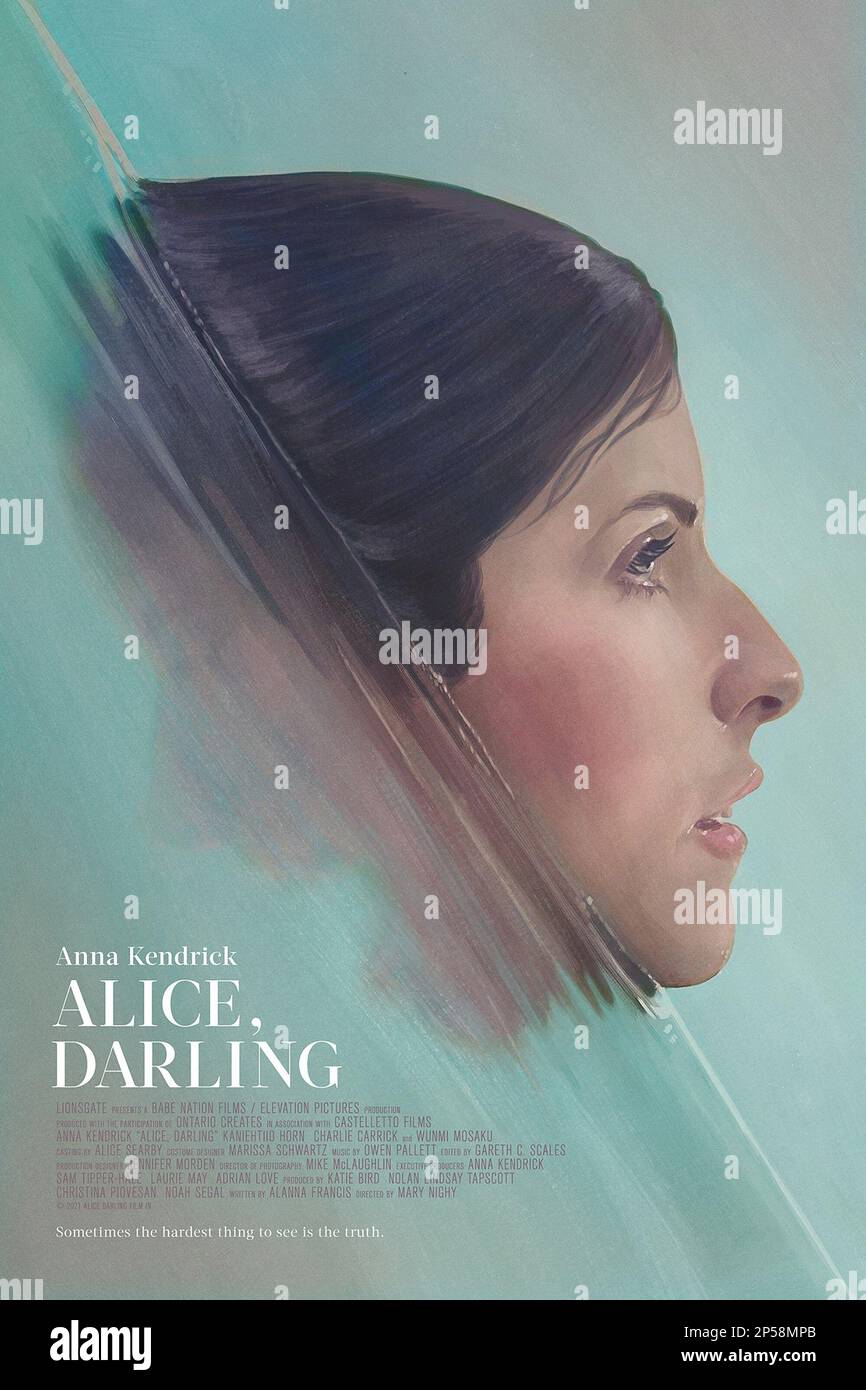 ALICE, DARLING, poster, Anna Kendrick, 2022. © Lionsgate / Courtesy ...
