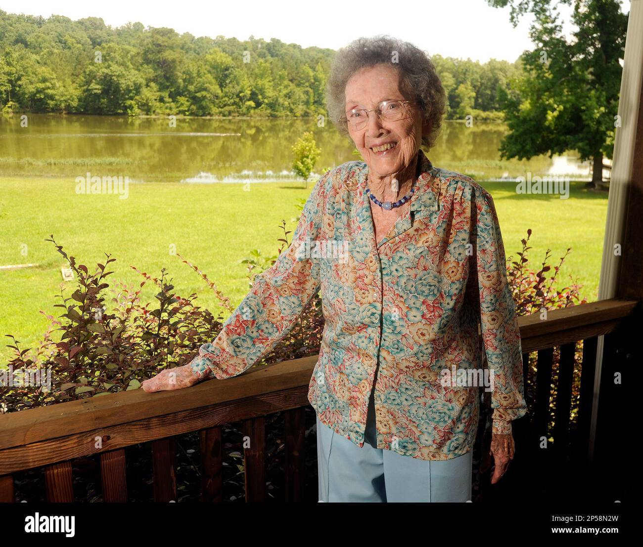 Zaddie Johnson was a female welder in Mobile in 1945, is seen Tuesday ...