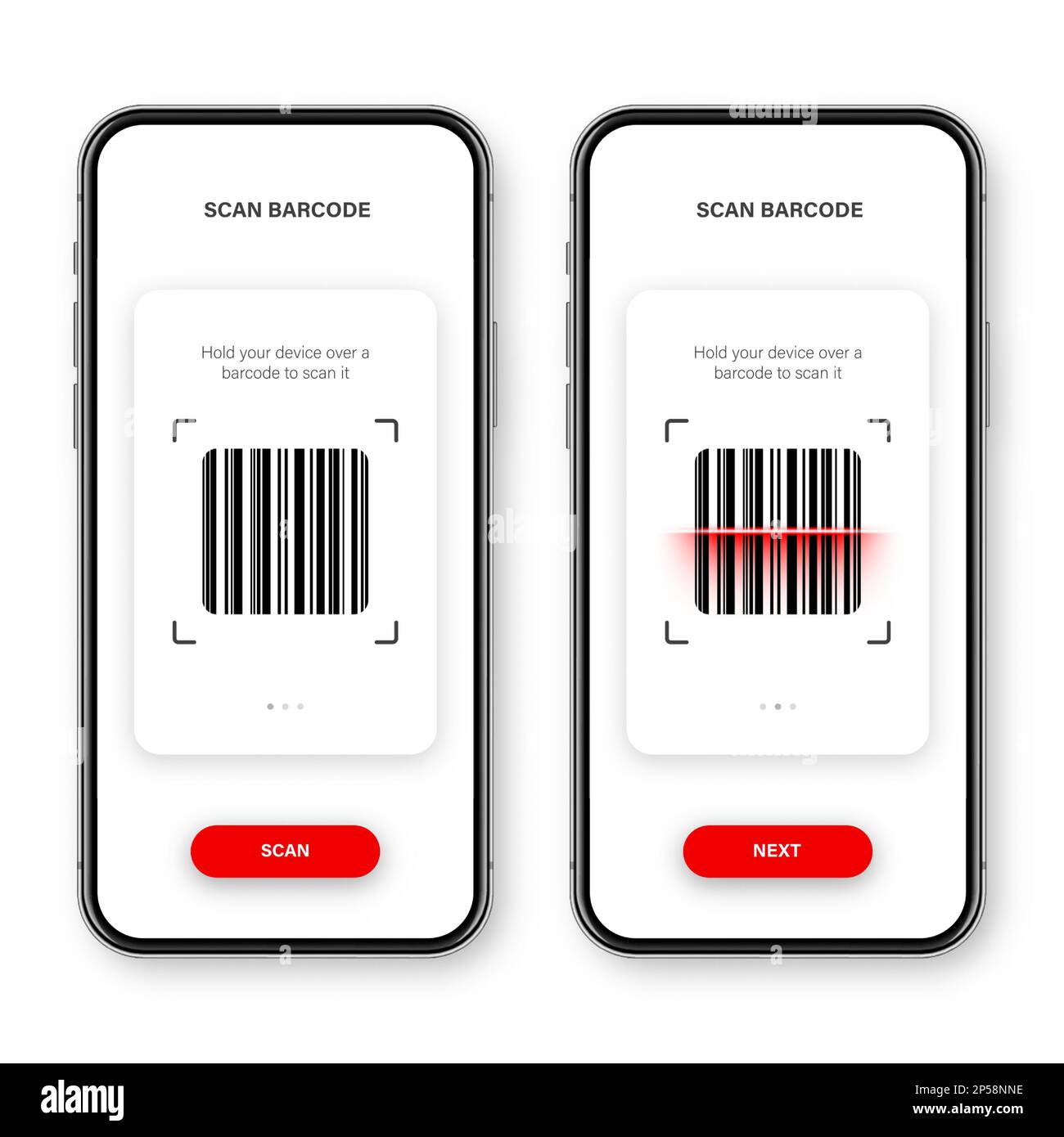 Barcode scanner, reader app for smartphone. Identification tracking ...
