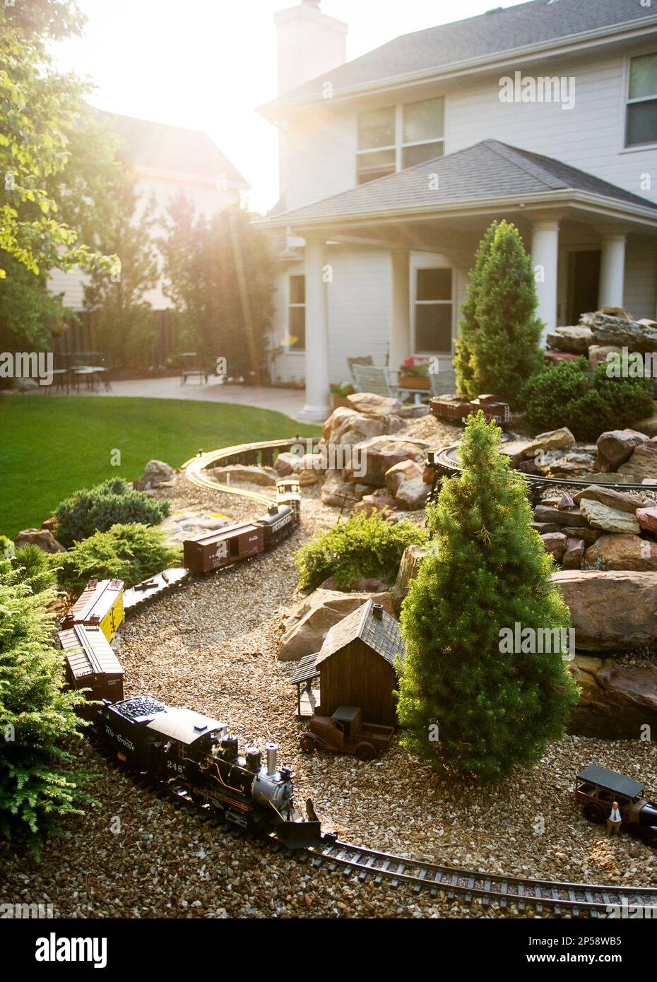 Miniature Railroad House Of David