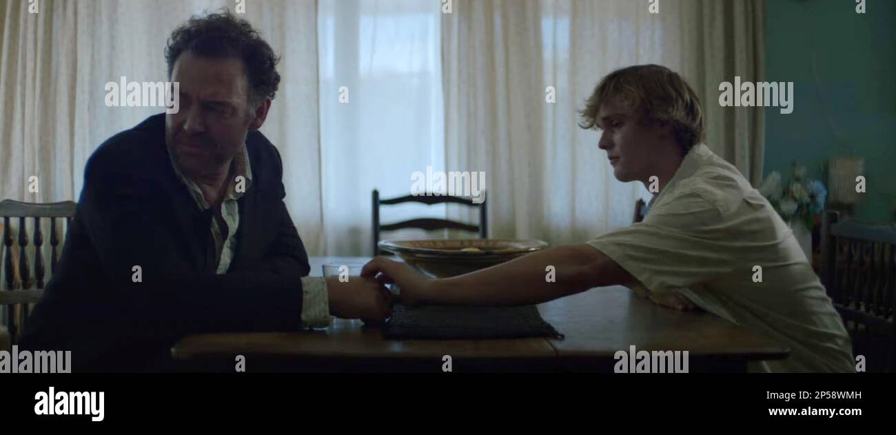 JUNIPER, from left: Marton Csokas, George Ferrier, 2021. © Greenwich ...