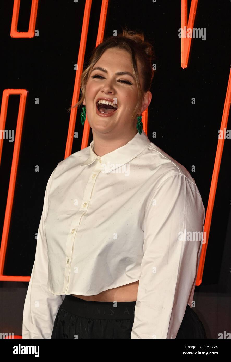 London, UK. 06/03/2023, Poppy O'toole attends the UK gala screening of ...