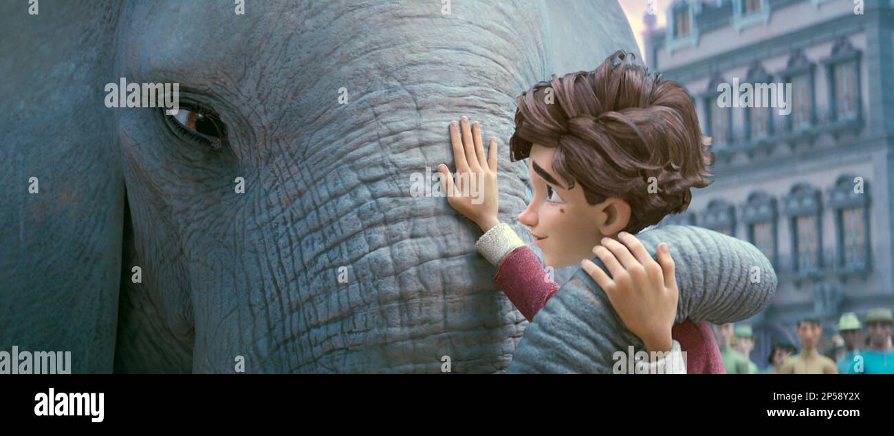 THE MAGICIAN'S ELEPHANT, right: Peter (voice: Noah Jupe), 2023 ...
