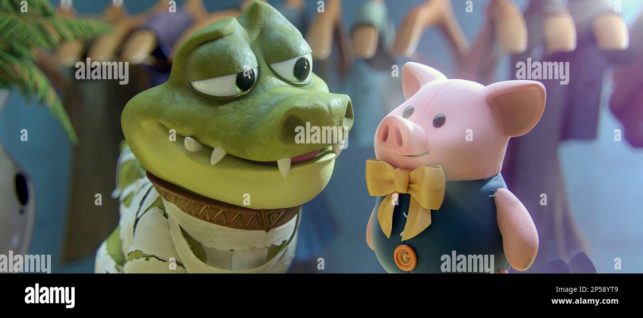 MUMMIES, Croc (left), 2023. © Warner Bros. / Courtesy Everett ...