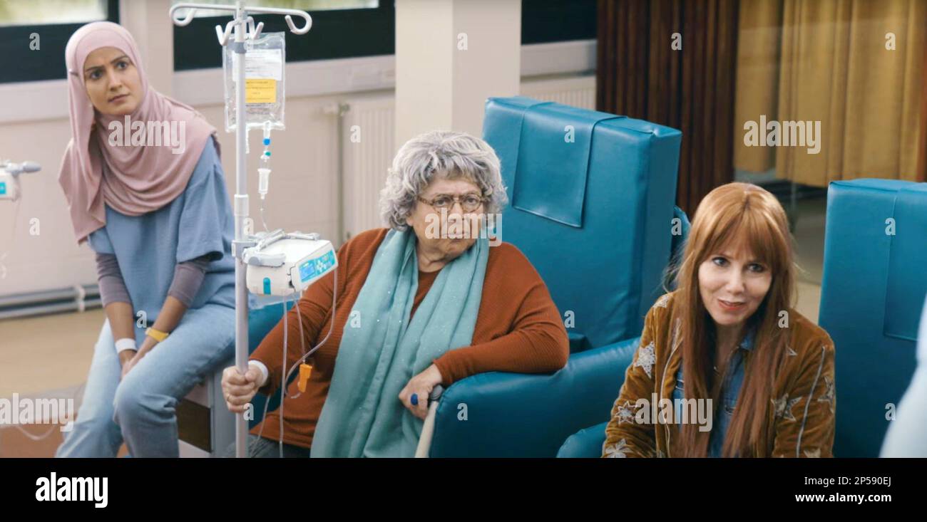 MY HAPPY ENDING, from left: Rakhee Thakrar, Miriam Margolyes, Sally ...