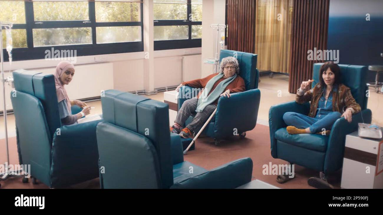 MY HAPPY ENDING, from left: Rakhee Thakrar, Miriam Margolyes, Sally ...