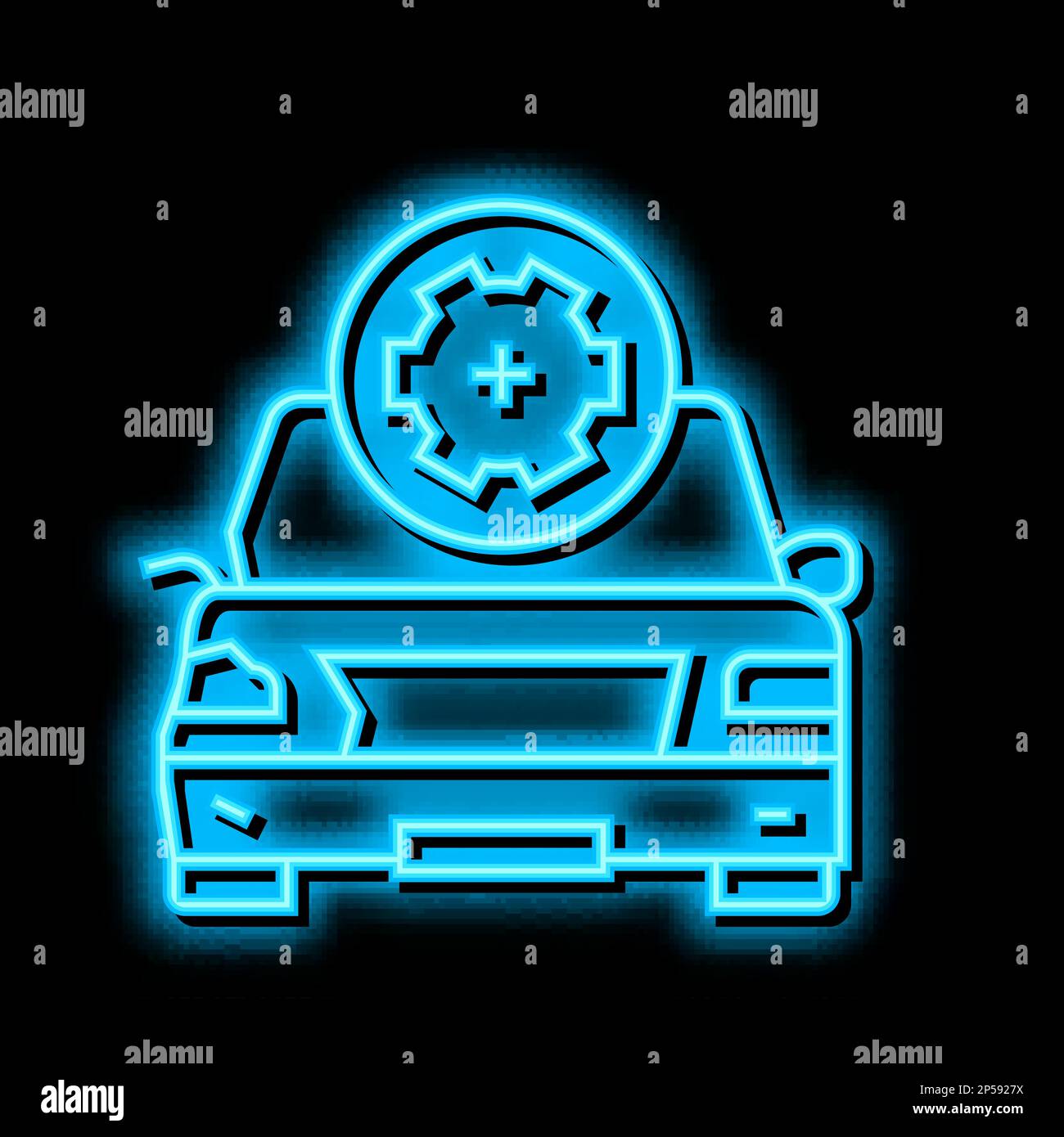 Neon body paint Stock Vector Images - Alamy
