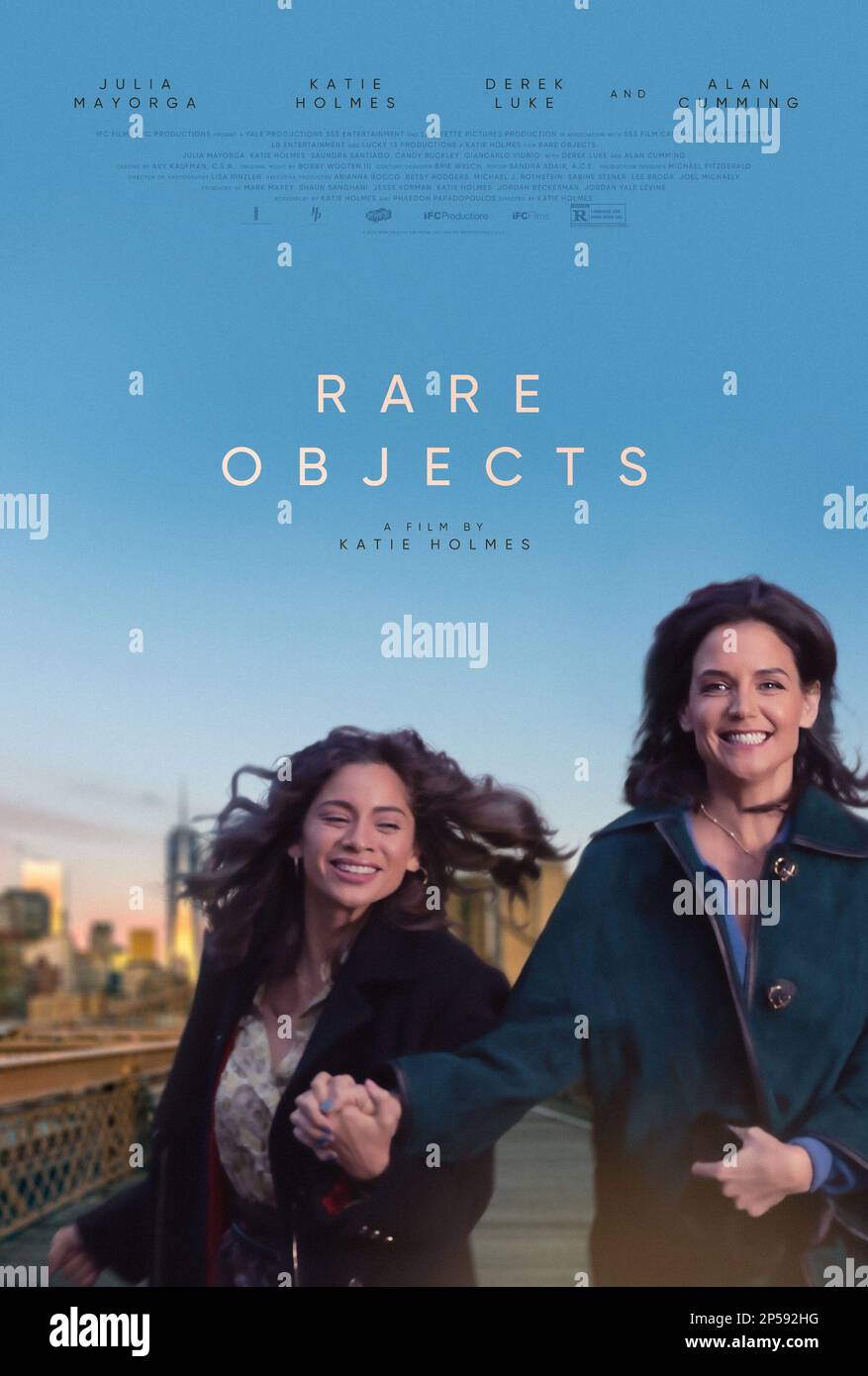 RARE OBJECTS, US poster, from left: Julia Mayorga, Katie Holmes, 2023 ...
