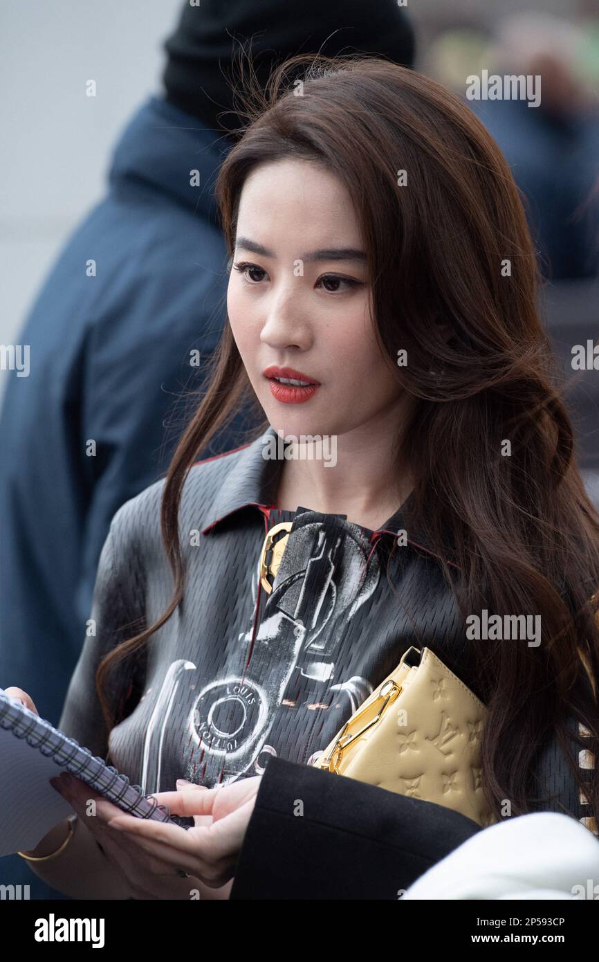 Paris, France. 06th Mar, 2023. Liu Yifei attending the Louis Vuitton Womenswear Fall Winter 2023 ...