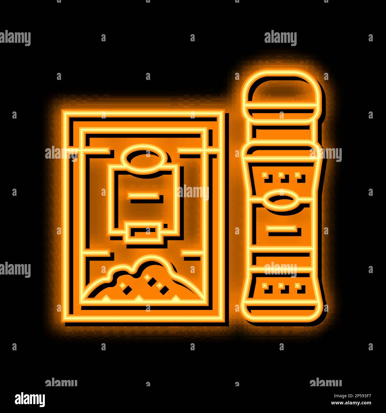 spice pepper neon glow icon illustration Stock Vector Image & Art - Alamy