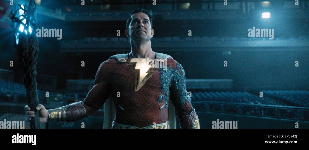SHAZAM! FURY OF THE GODS, (aka SHAZAM 2), Zachary Levi, as Shazam, 2023. © Warner Bros ...