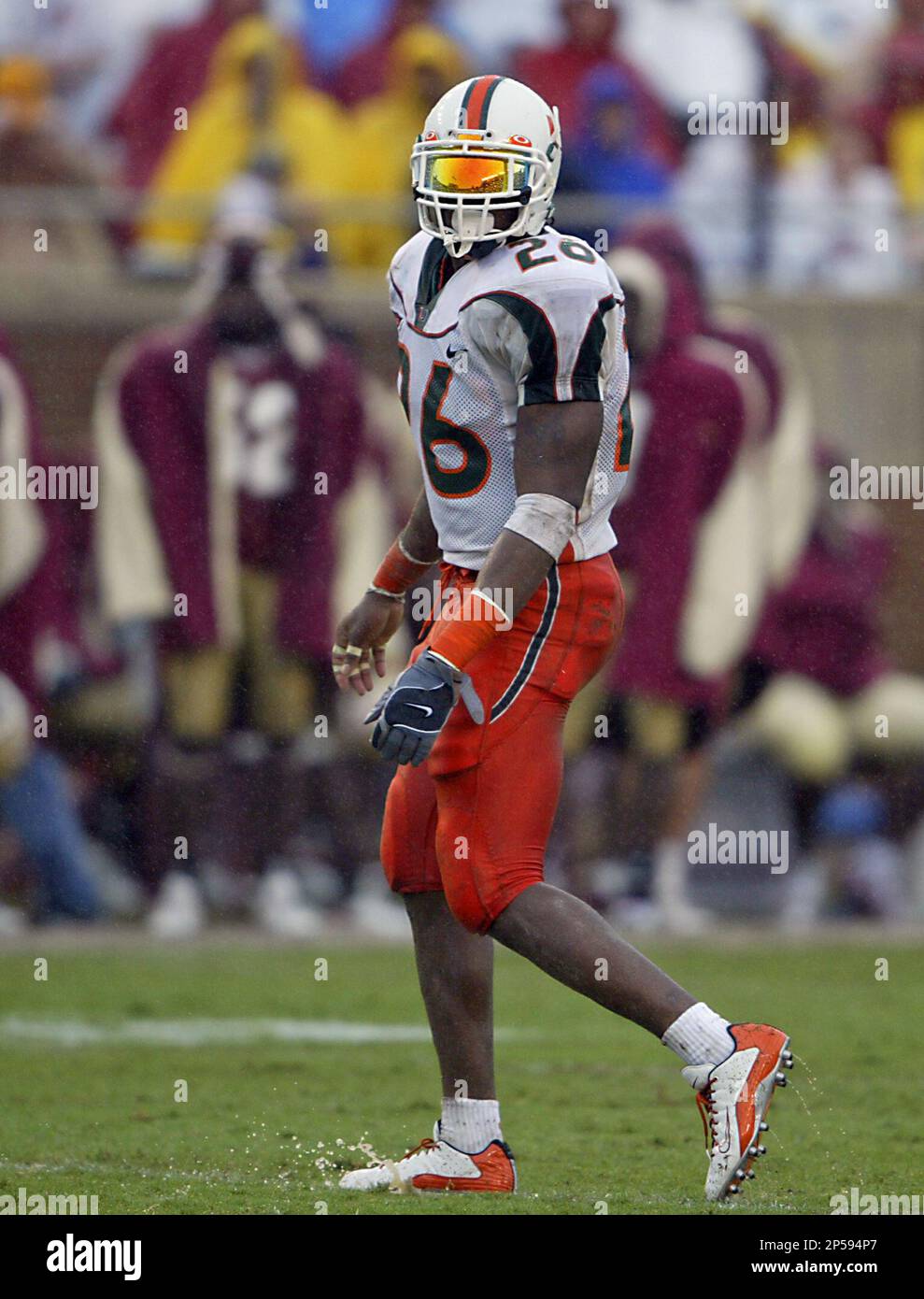 University of Miami Sean Taylor plays in a game again the Florida State ...