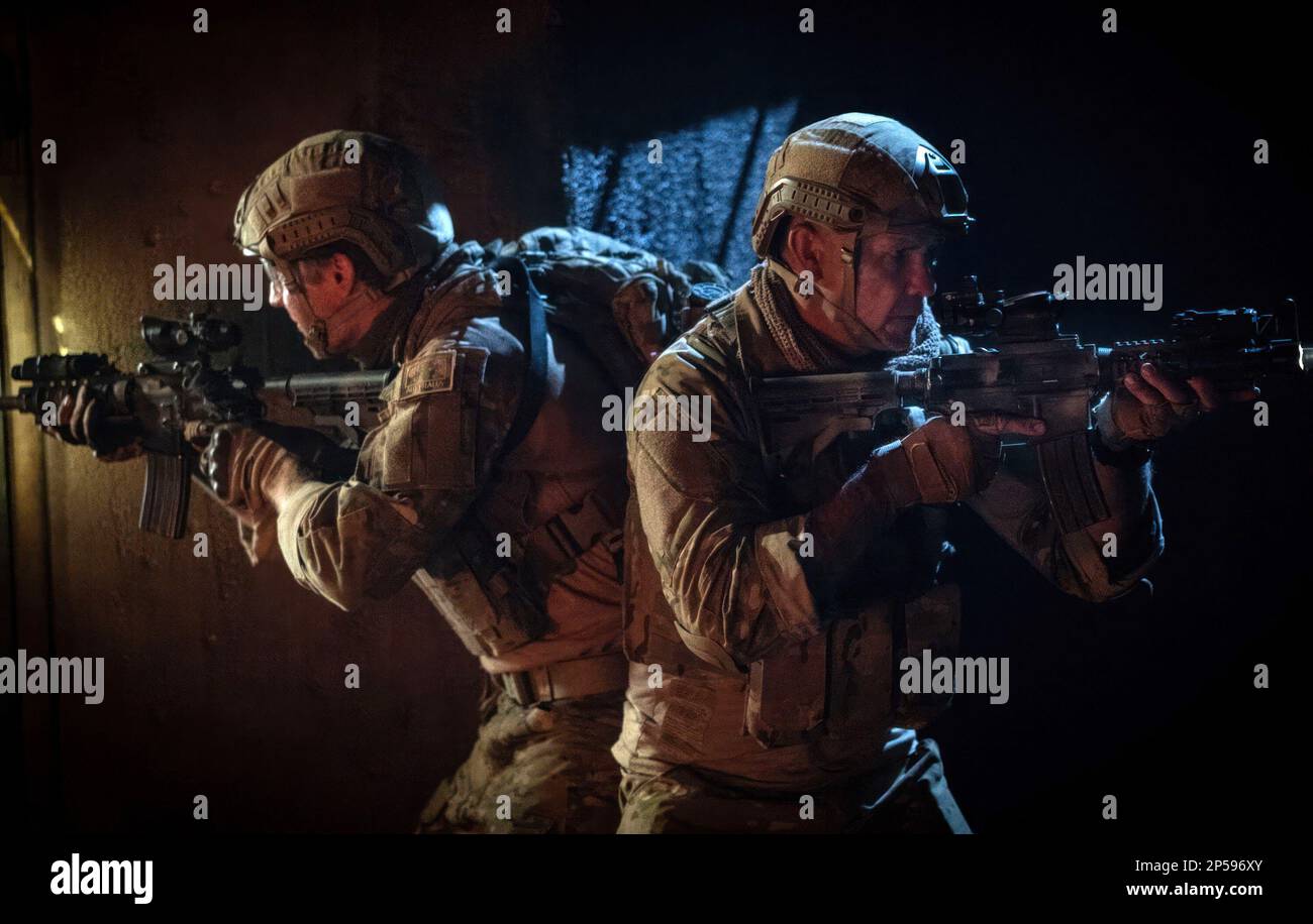 TRANSFUSION, from left: Sam Worthington, Matt Nable, 2023. © Saban ...