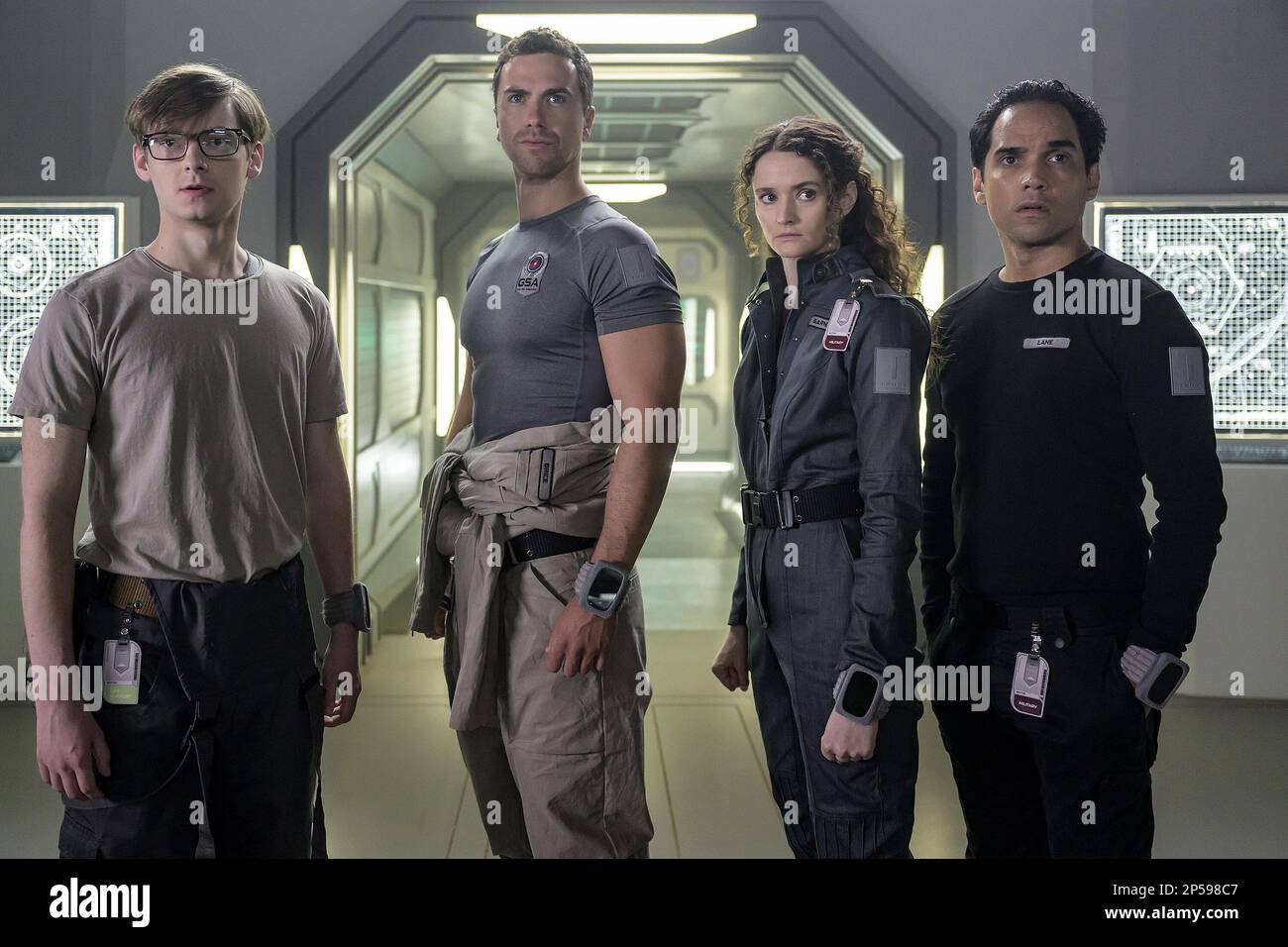 THE ARK, from left: Ryan Adams, Richard Fleeshman, Christie Burke ...