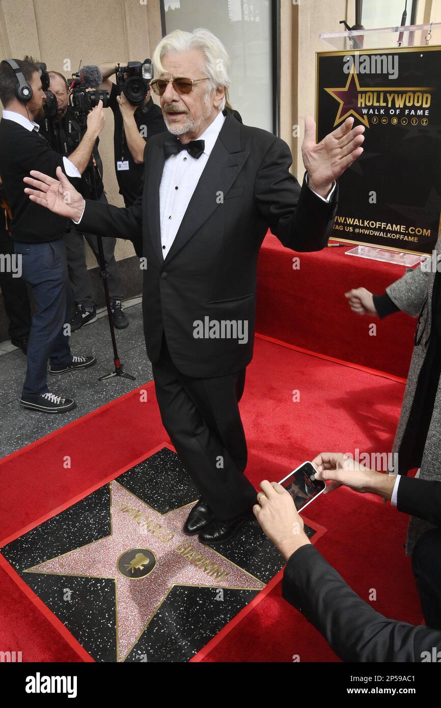 Los Angeles, United States. 06th Mar, 2023. Giancarlo Giannini stands ...