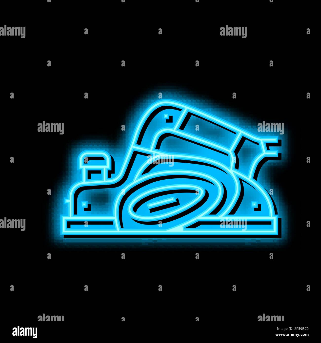 Glowing electric pipes neon hi-res stock photography and images - Alamy