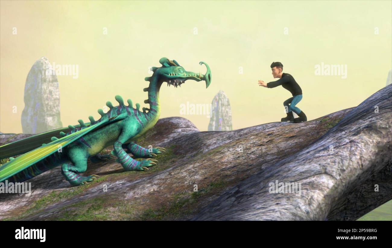 DRAGONS: THE NINE REALMS, Eugene Wong (right - voice: Vincent Tong ...