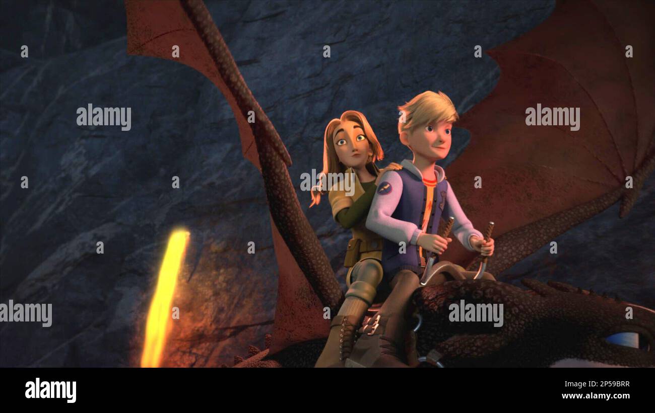 DRAGONS: THE NINE REALMS, from left: Olivia Kullersen (voice: Julia ...