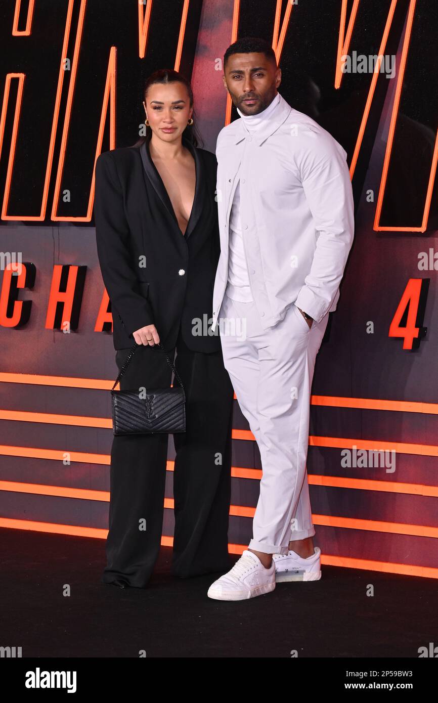 London, UK. 6th Mar, 2023. Sian Gabbidon and Clint Gordon at UK ...