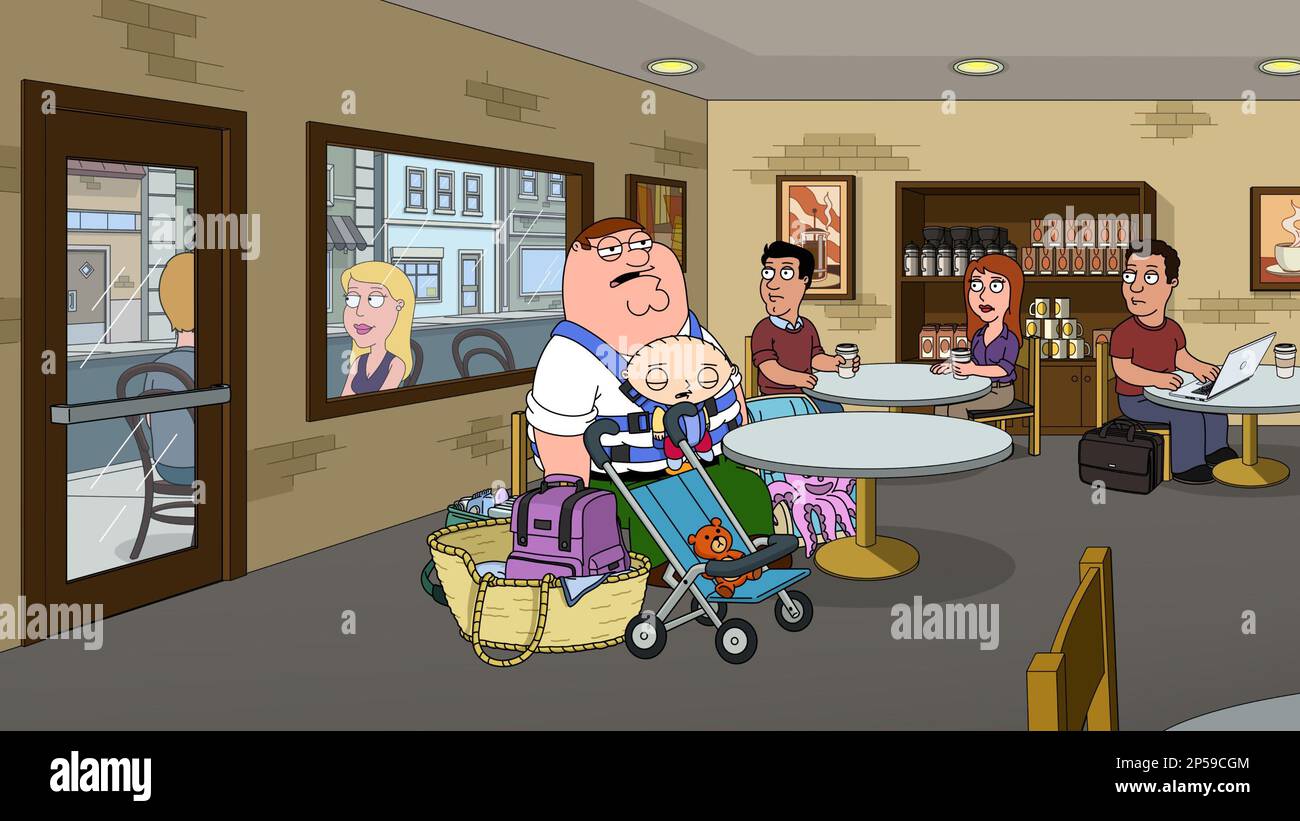 FAMILY GUY, from left: Peter Griffin (voice: Seth MacFarlane), Stewie ...