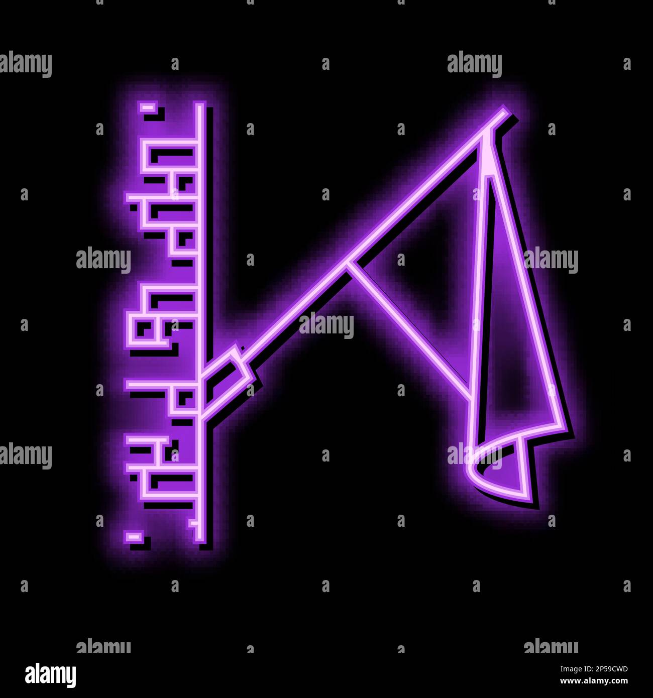 Pennant flag web neon hi-res stock photography and images - Alamy
