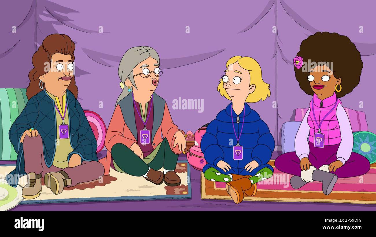 THE GREAT NORTH, 2nd from right: Judy Tobin (voice: Jenny Slate), far ...