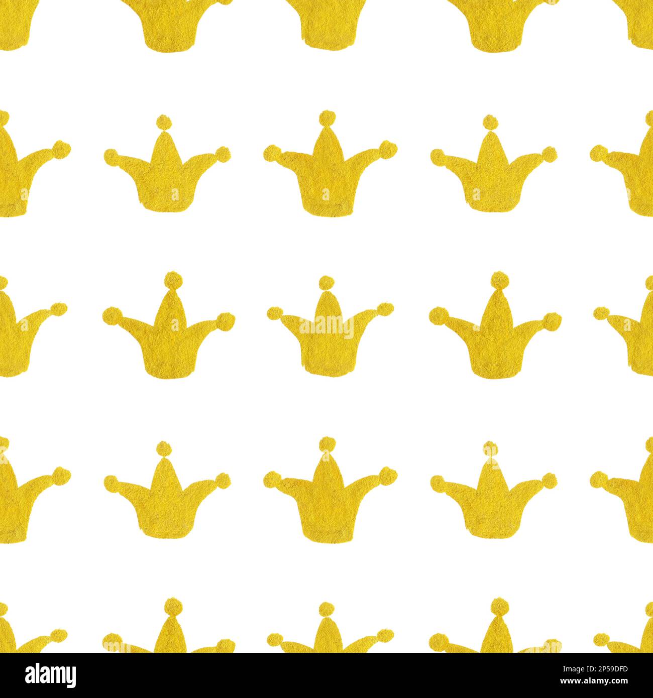 Gold golden crown seamless pattern texture background Stock Photo - Alamy