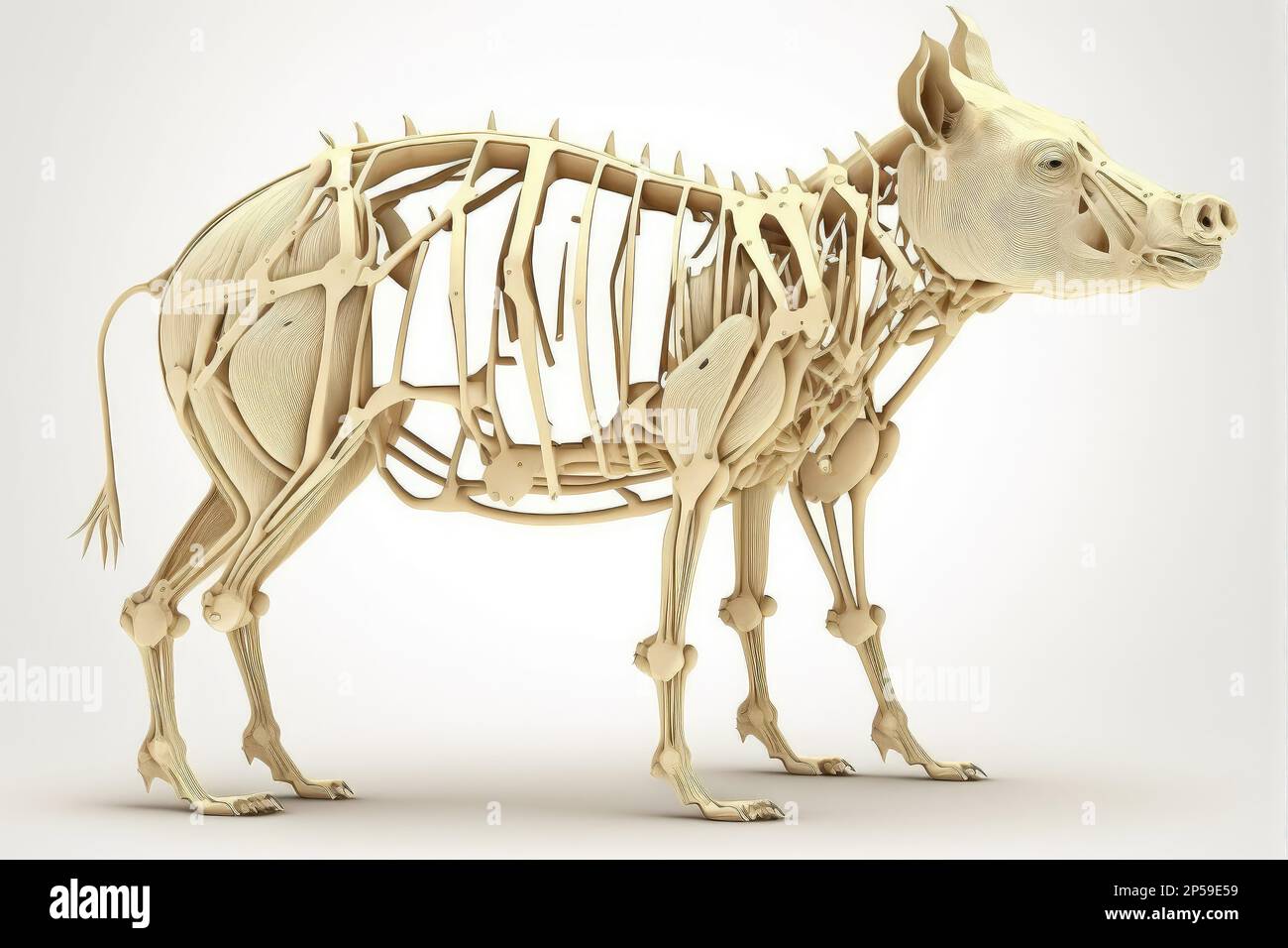 Pig anatomy skeleton bones hi-res stock photography and images - Alamy