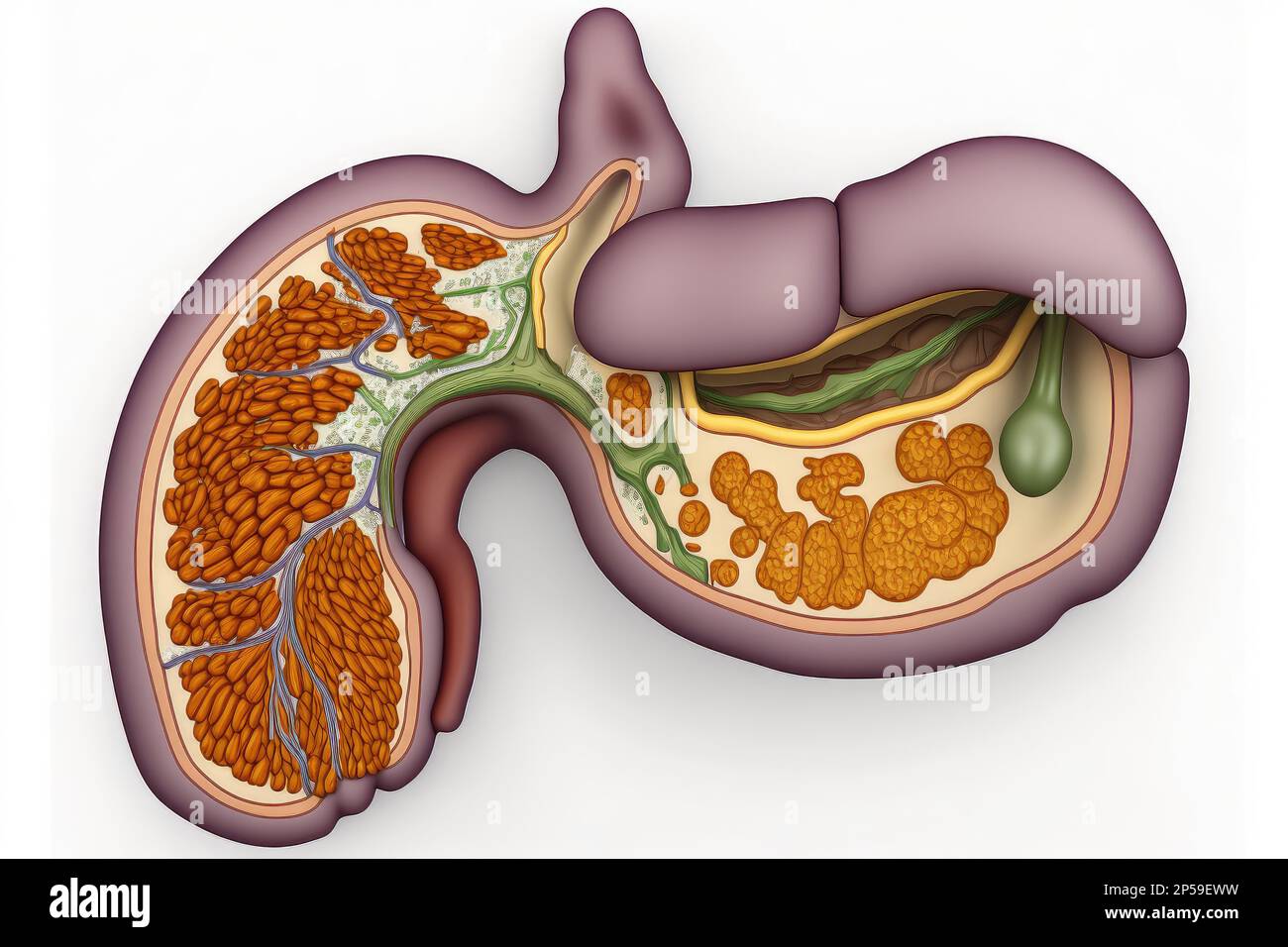 Anatomically accurate pancreas hi-res stock photography and images - Alamy