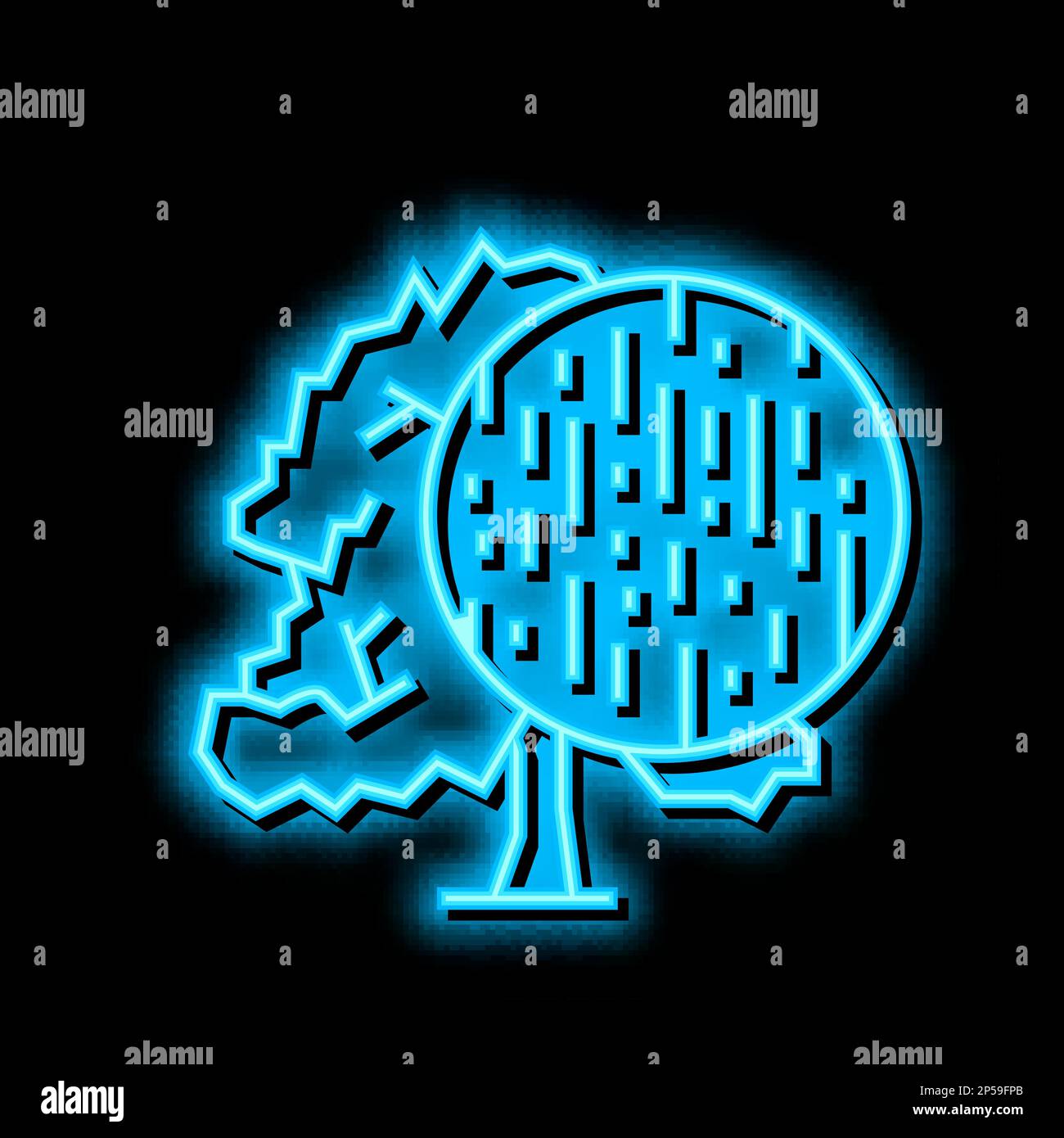 beech wood neon glow icon illustration Stock Vector Image & Art - Alamy