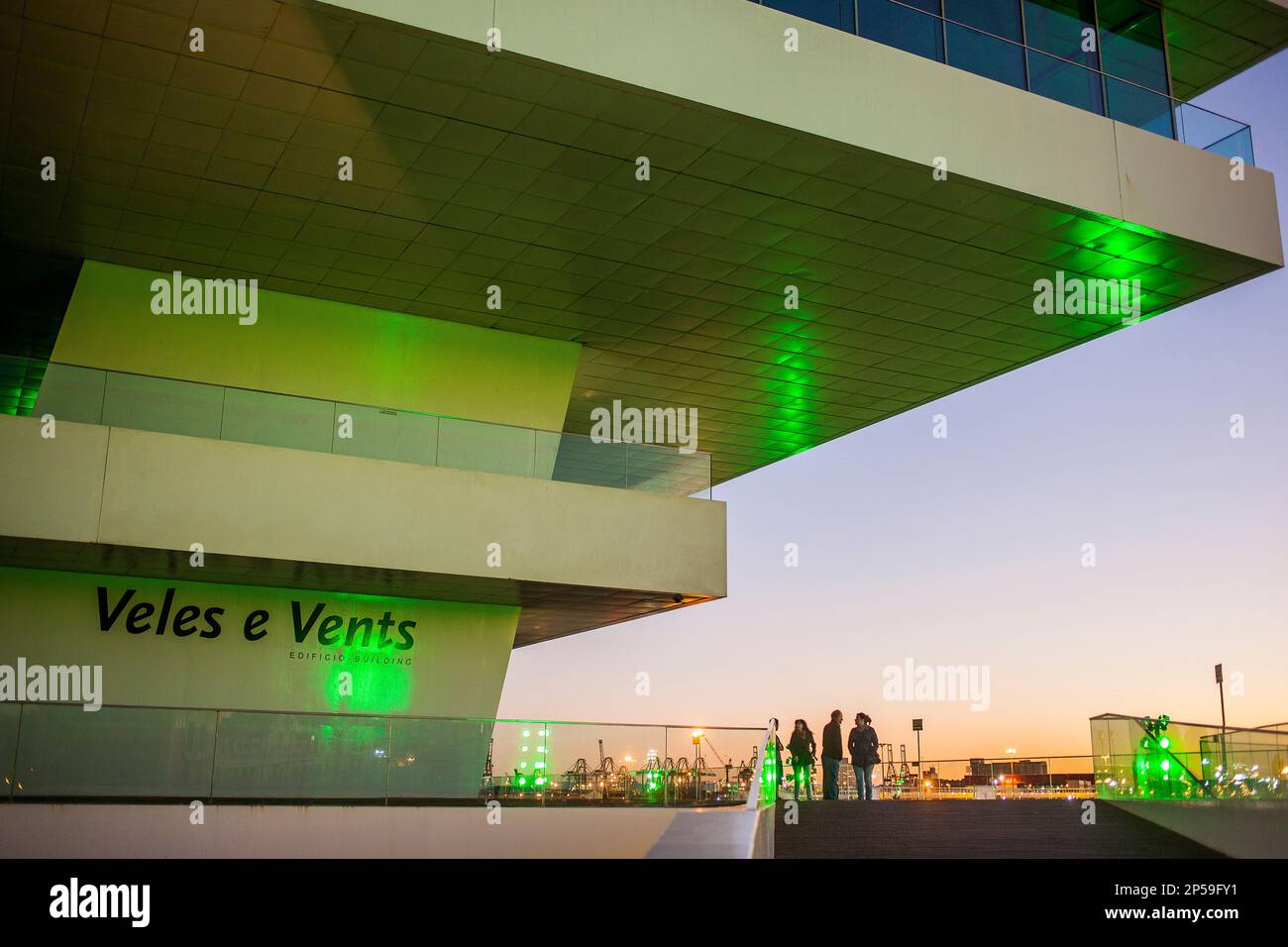 Veles e Vents, building by David Chipperfield, Port, Valencia, Spain ...